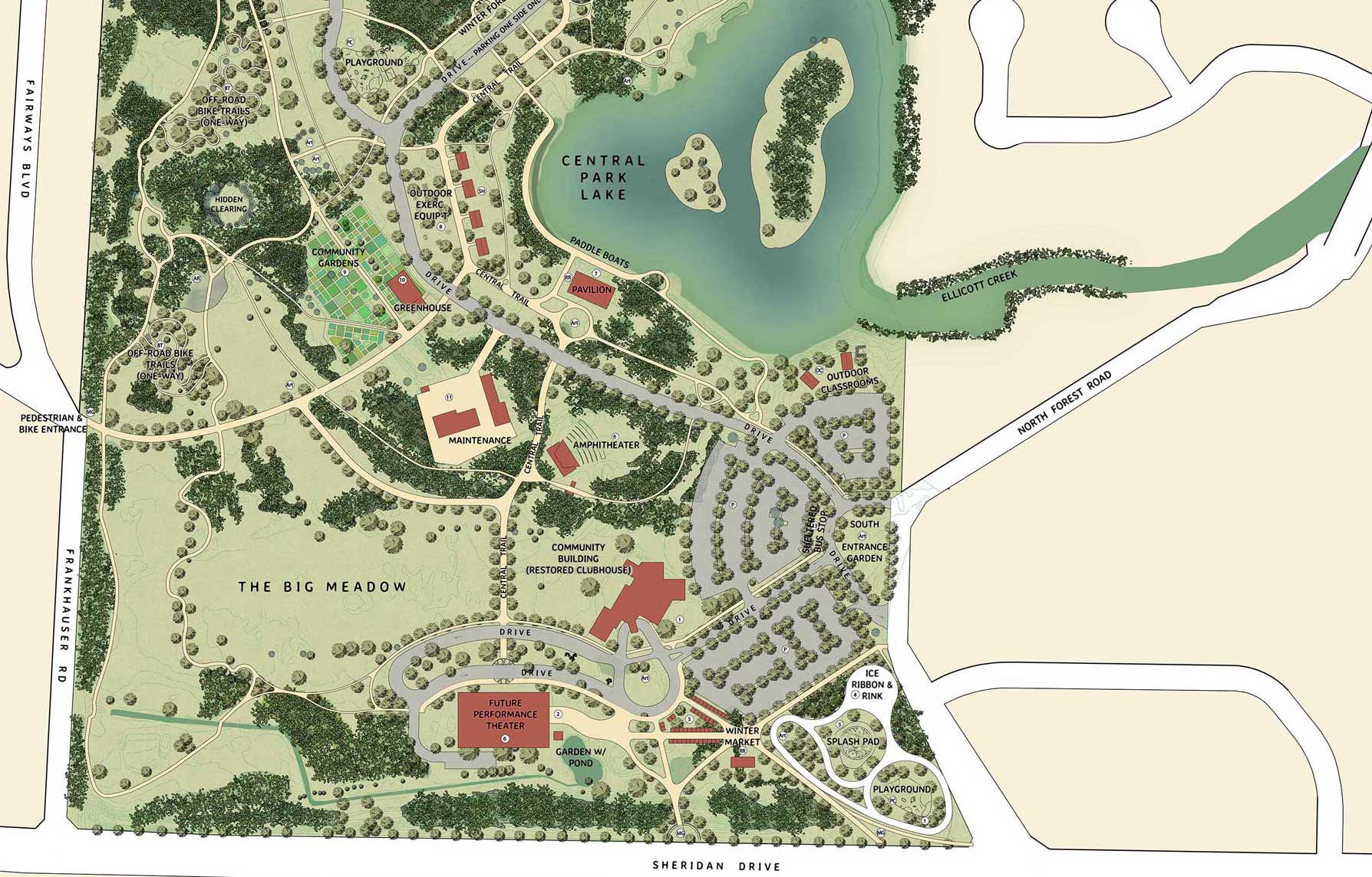 Park plan brings Olmsted aesthetic to suburbs | CNU