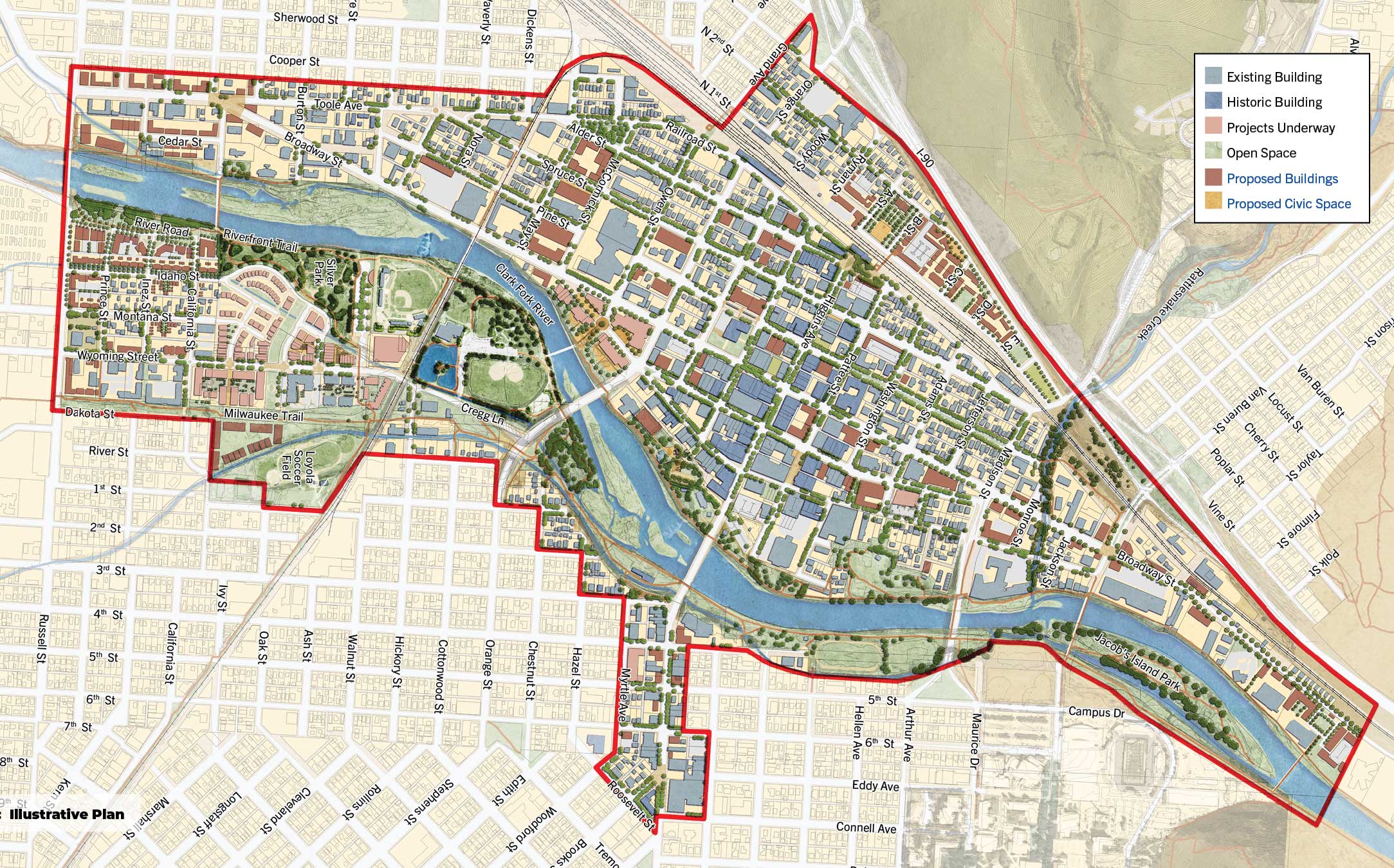 Missoula Map Missoula Locals Understand The Challenge These Streets
