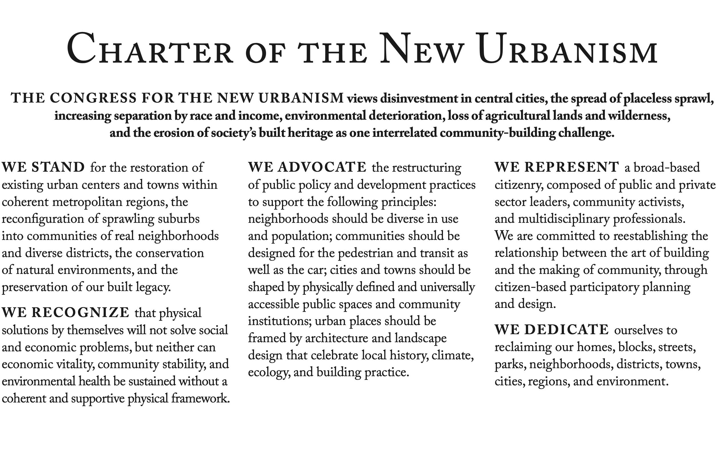 CNU and coherence in metropolitan regions | CNU