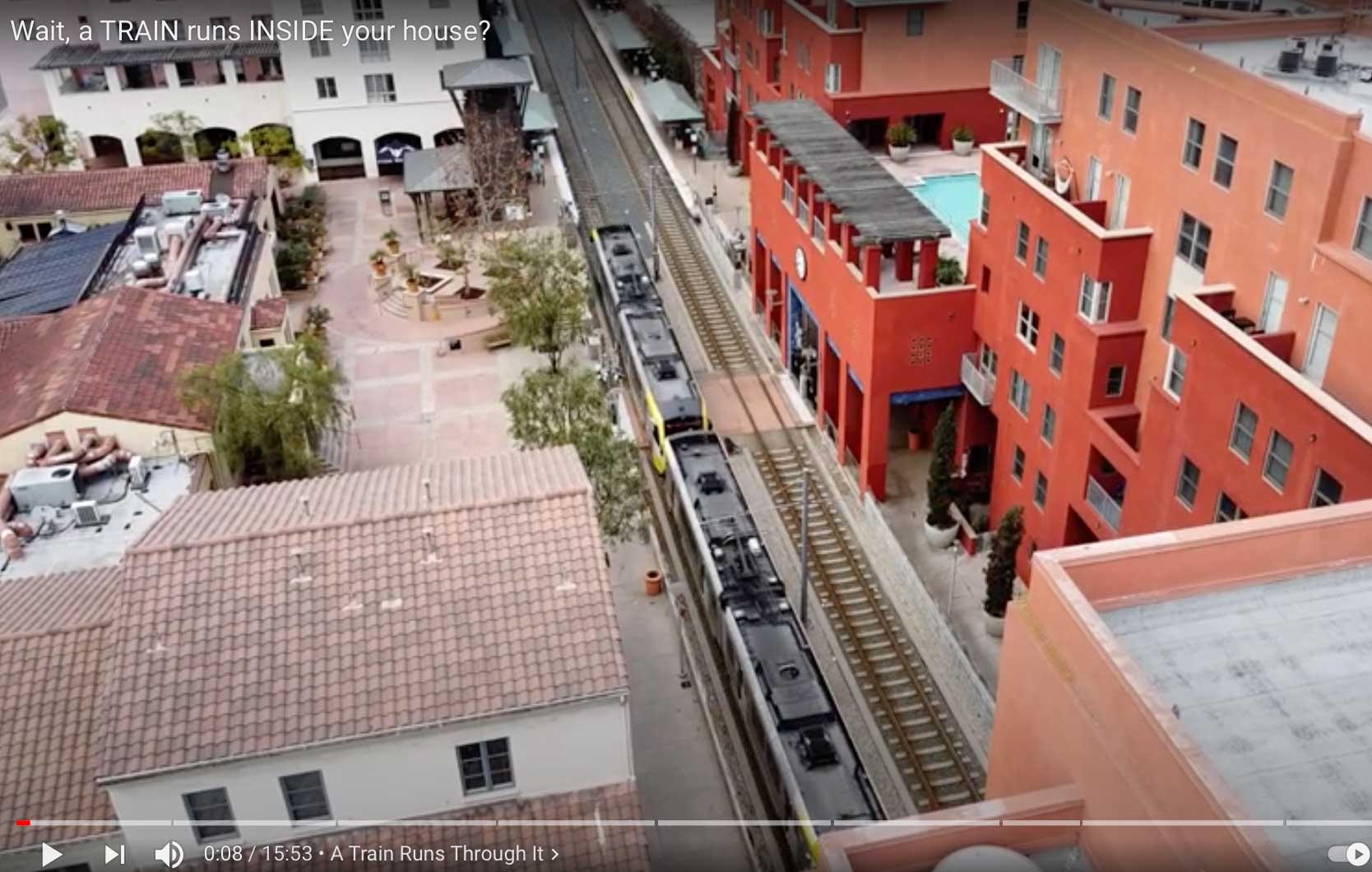A train runs INSIDE your house? | CNU