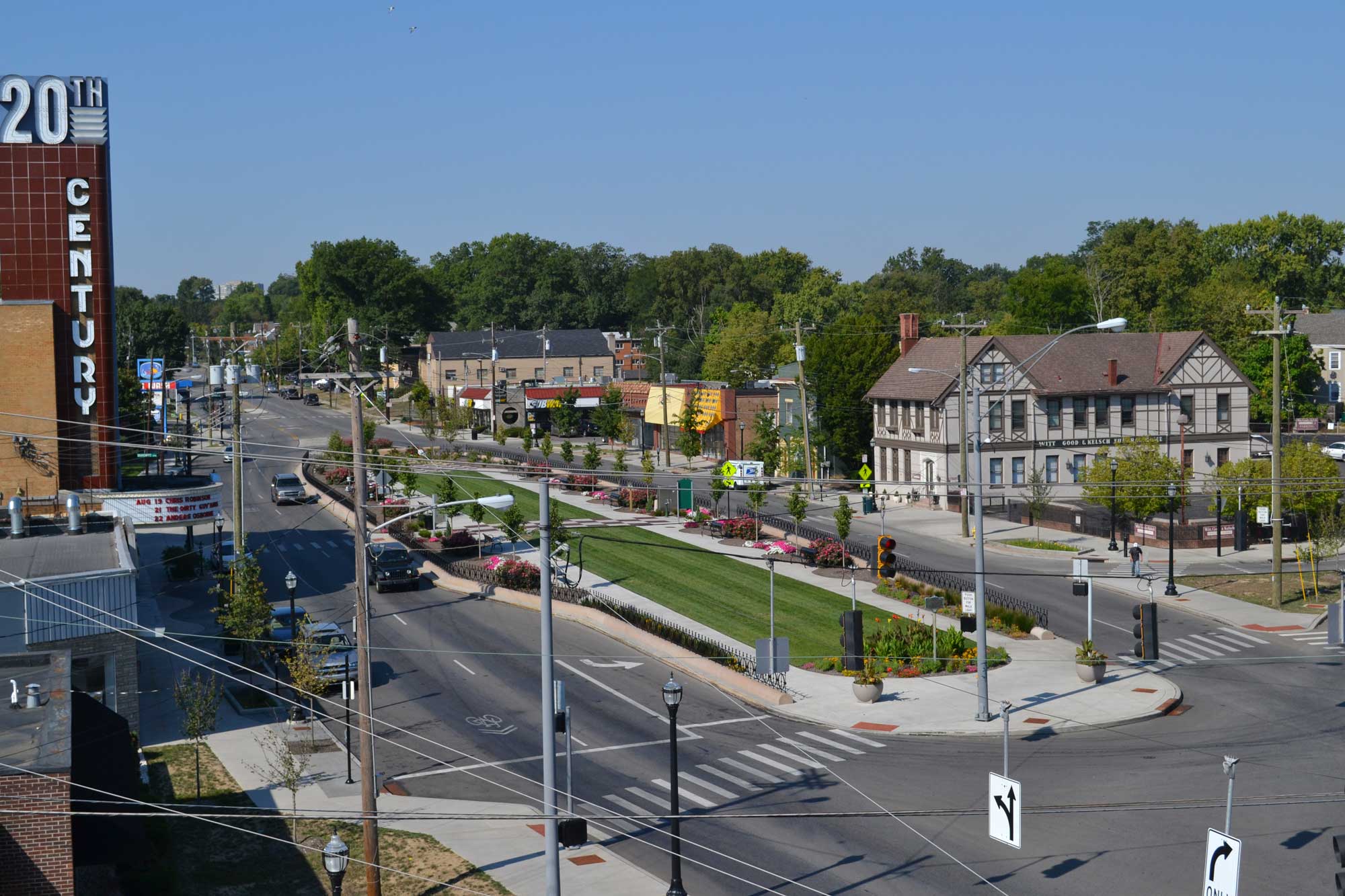 Asphalt diet reclaims a neighborhood square | CNU