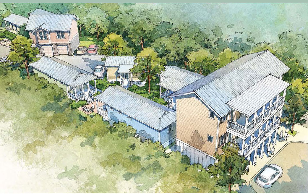 Missing middle combines cottages, mixed-use | CNU